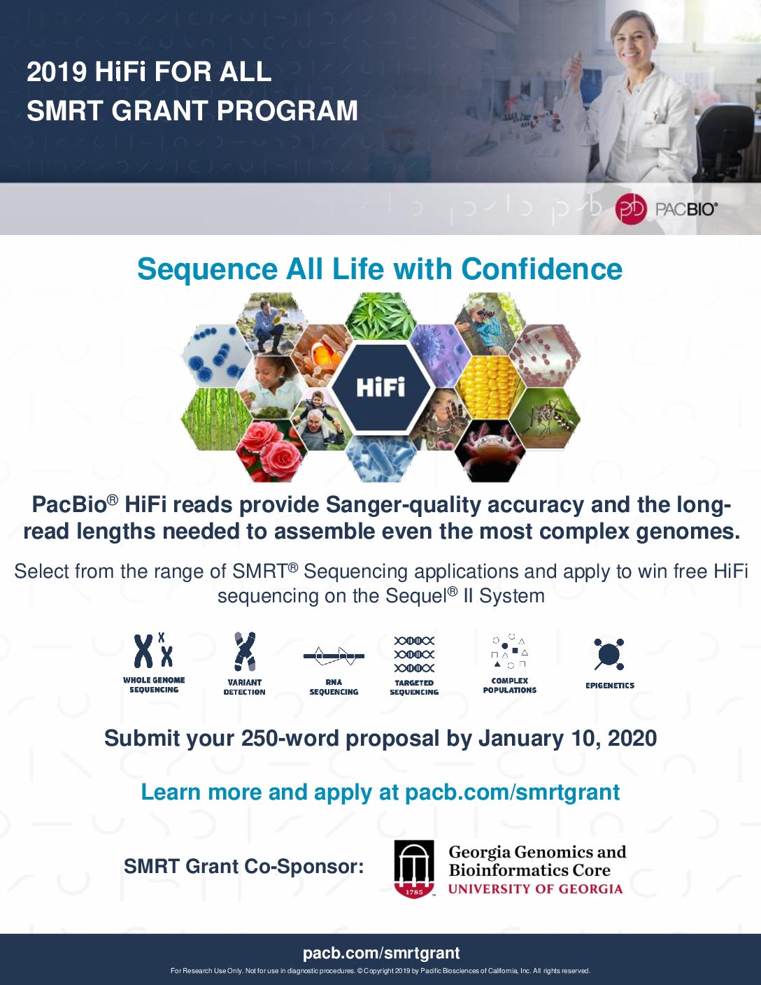 2019 HiFi for All SMRT Grant Program_UGA - GGBC